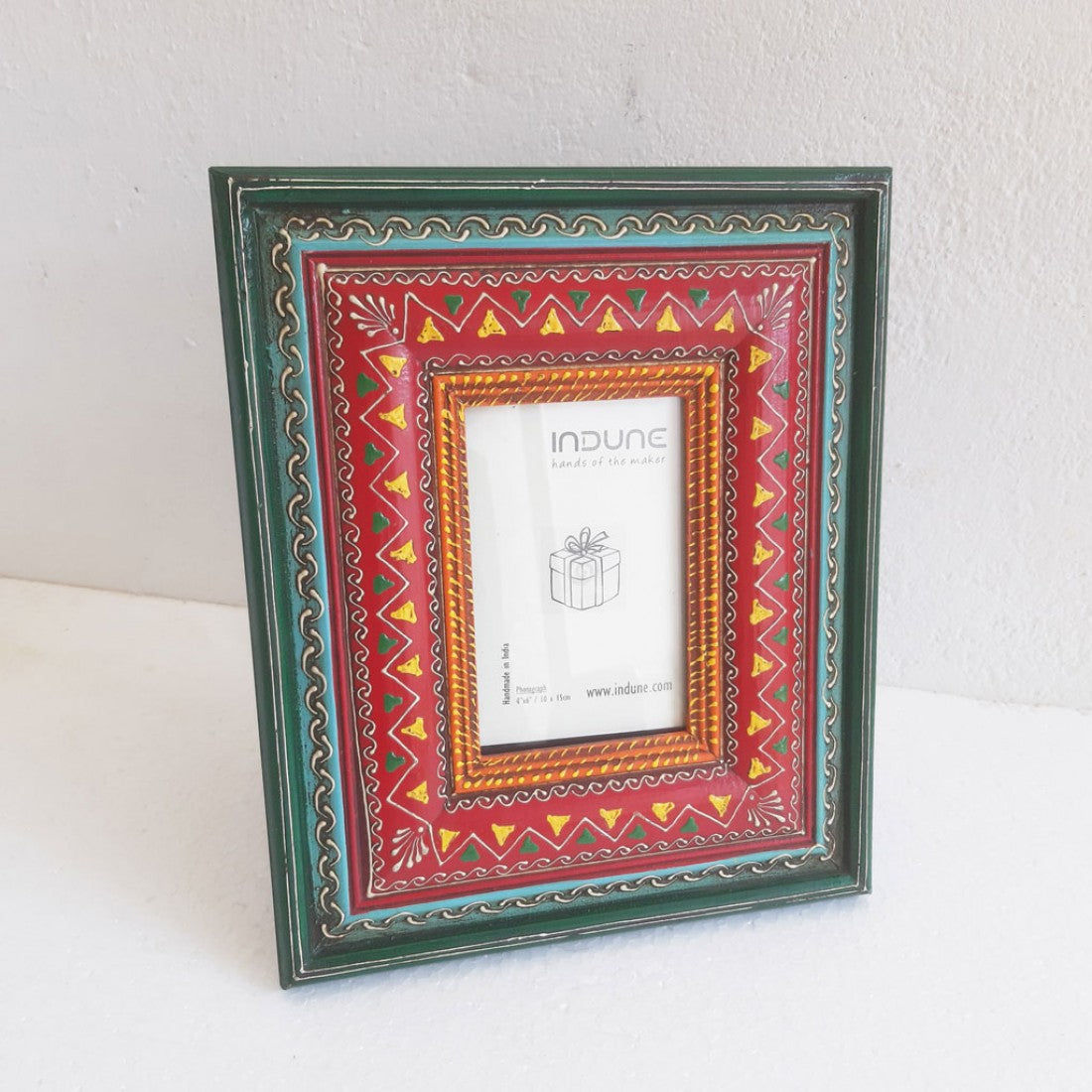 Multicolor Hand Painted Photo Frame (Photo 4x6) – UdrCrafts.com